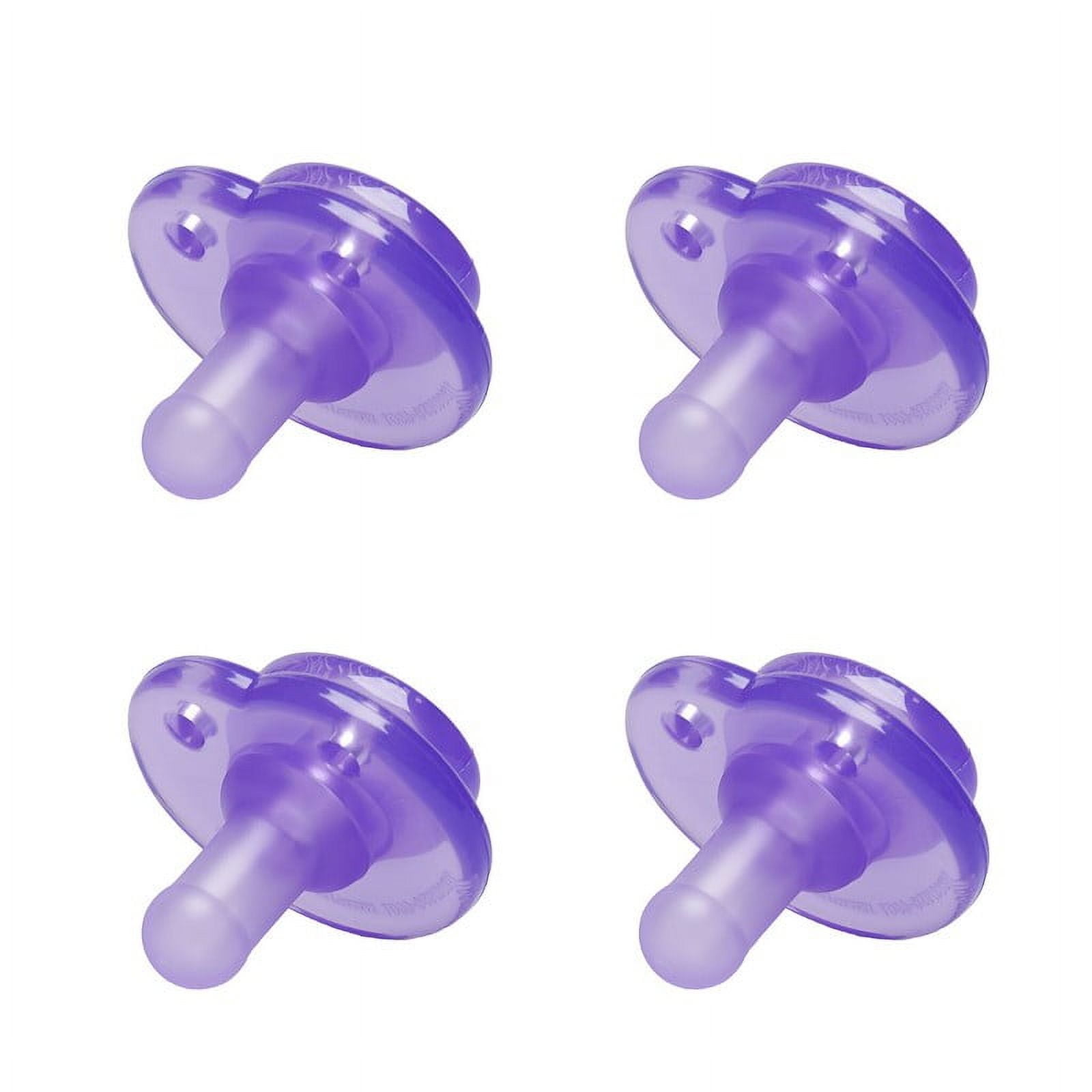 Nookums Pacifier 4 Pack - Orthodontic Single Piece Design - 100% ...