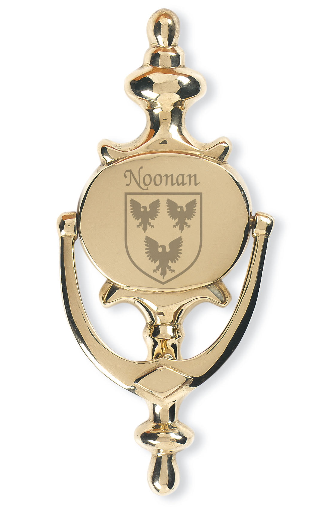 Noonan Irish Coat of Arms Brass Door Knocker - Walmart.com