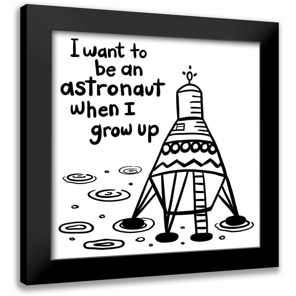 Noonday Design 12x12 Black Modern Framed Museum Art Print Titled ...