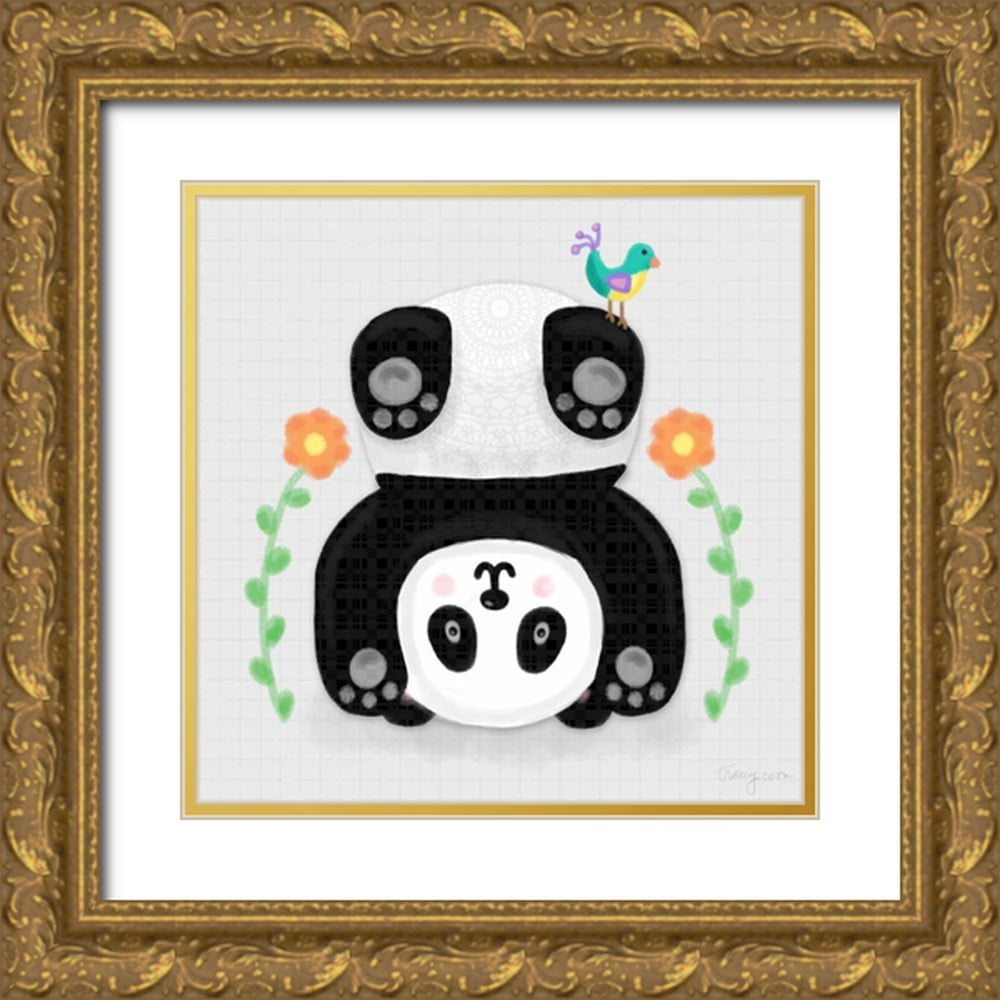 Noonday Design 12x12 Gold Ornate Wood Framed with Double Matting Museum ...