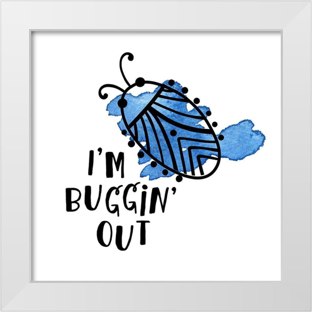 Noonday Design 12x12 White Modern Wood Framed Museum Art Print Titled ...