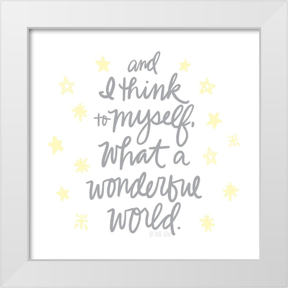 Noonday Design 15x15 White Modern Wood Framed Museum Art Print Titled ...