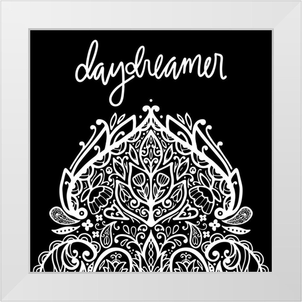 Noonday Design 20x20 White Modern Wood Framed Museum Art Print Titled ...