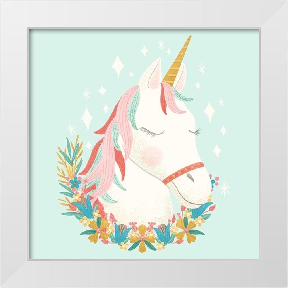 Noonday Design 26x26 White Modern Wood Framed Museum Art Print Titled ...