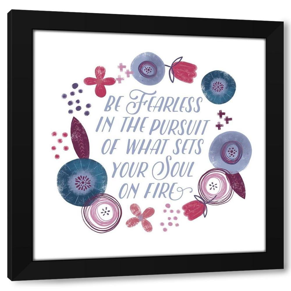 Noonday Design 15x15 Black Modern Wood Framed Wall Art Titled - Fierce ...