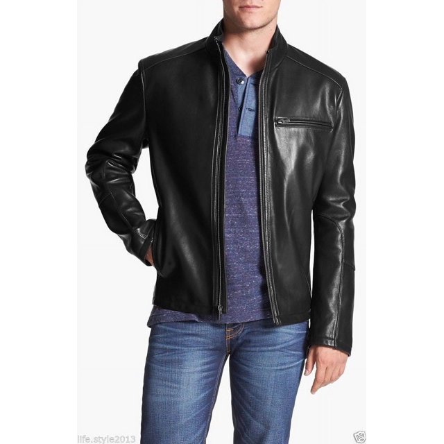 Noora Genuine Lambskin Leather Jacket Black | Stylish Handmade Real Biker Leather Jacket with ...