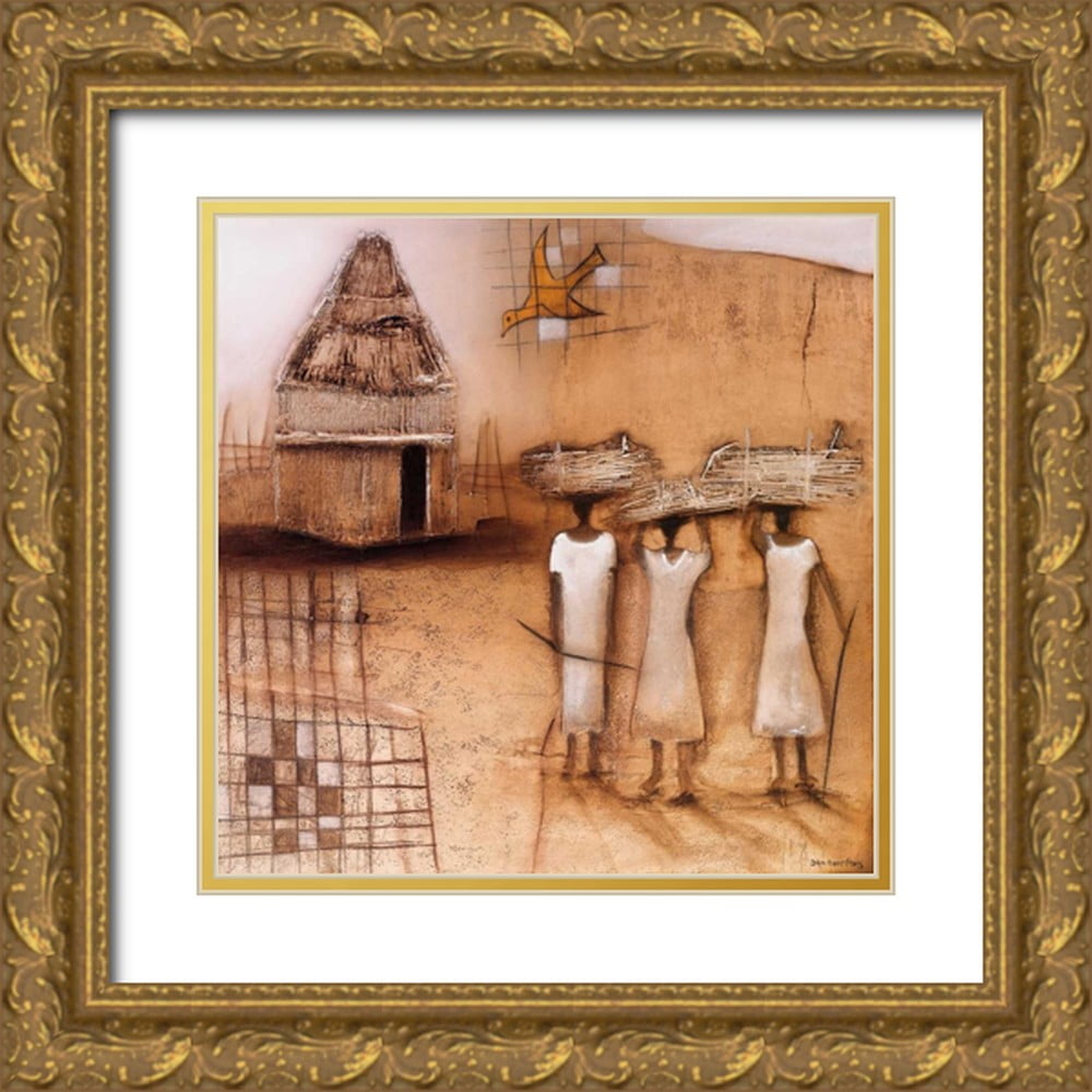 Noordhuis, Jan Eelse 12x12 Gold Ornate Wood Framed with Double Matting ...