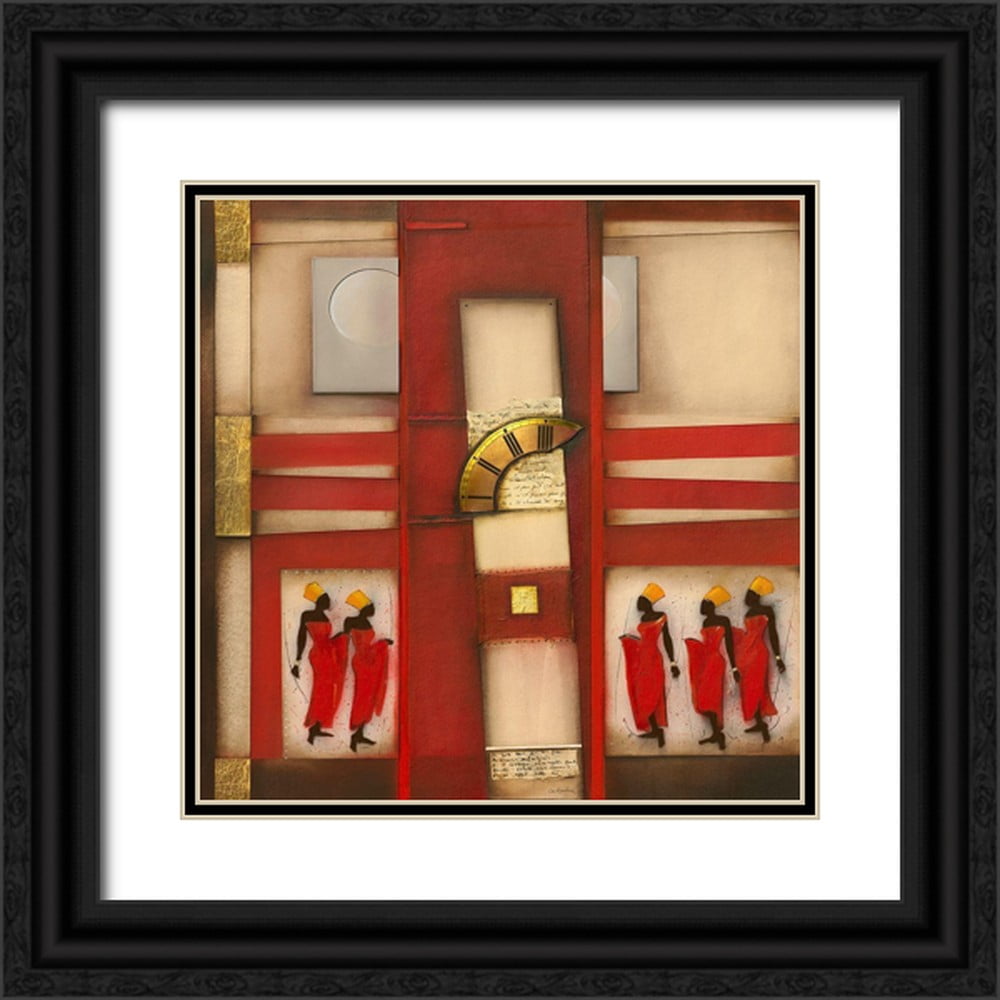 Noordhuis, Jan Eelse 15x15 Black Ornate Wood Framed with Double Matting ...