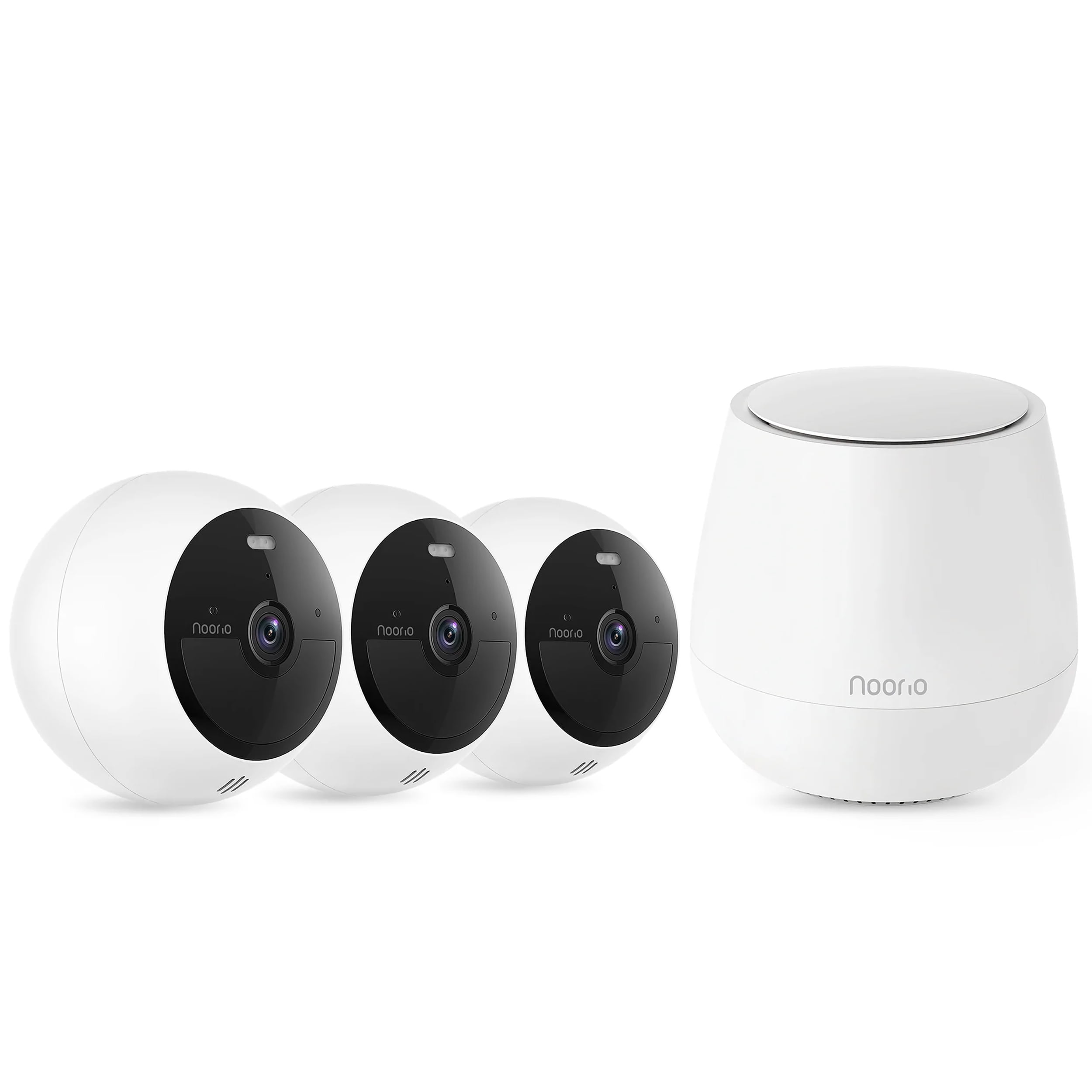 Noorio 1080P Wireless Security Cameras & Hub System, 32GB Storage, B200 ...