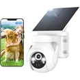 Noorio Solar Security Camera Wireless Outdoor System, 2K/4MP Battery ...