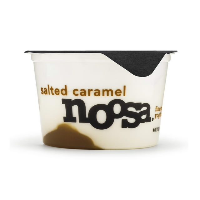 Noosa Yoghurt, Whole Milk Yogurt, Velvety Smooth & Creamy, Salted Caramel, Single Serve 4 oz ...