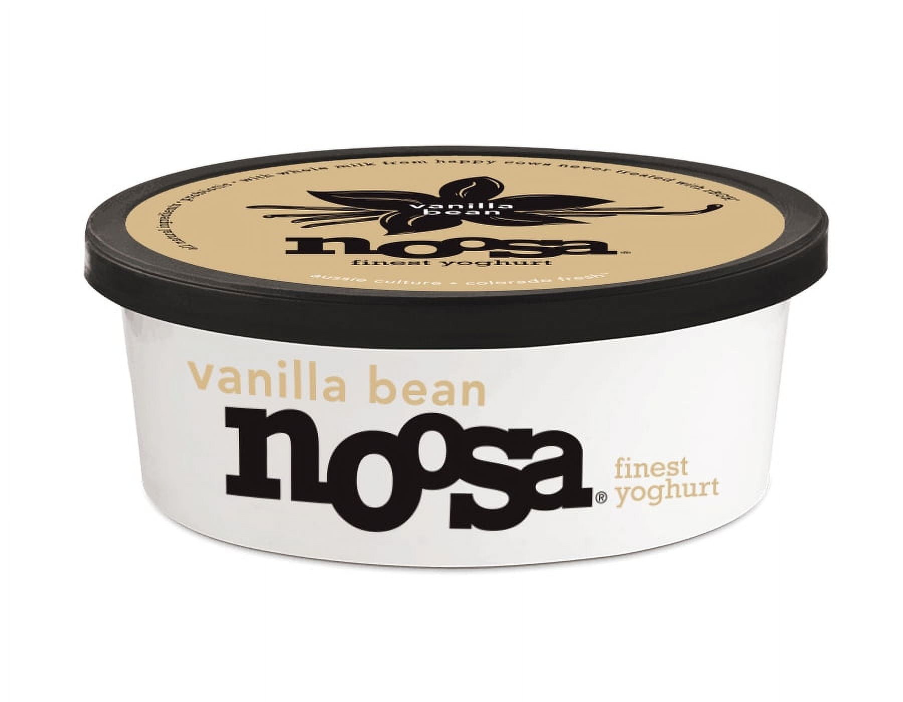 Noosa Yoghurt, Whole Milk Yogurt, Velvety Smooth & Creamy, Vanilla Bean ...