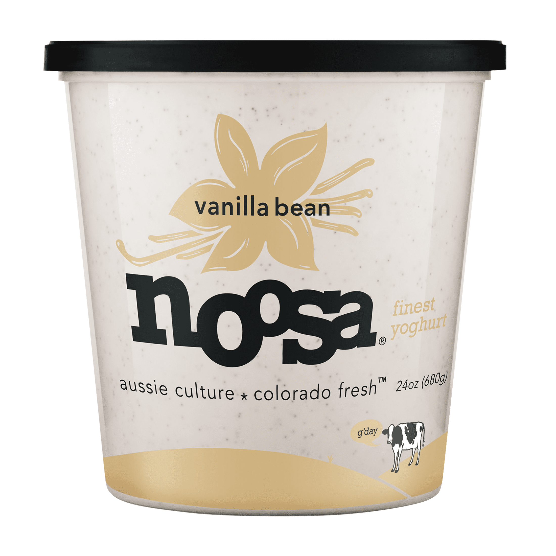 Noosa Yoghurt, Whole Milk Yogurt, Velvety Smooth & Creamy, Vanilla, Multiserve Tub 24 oz ...
