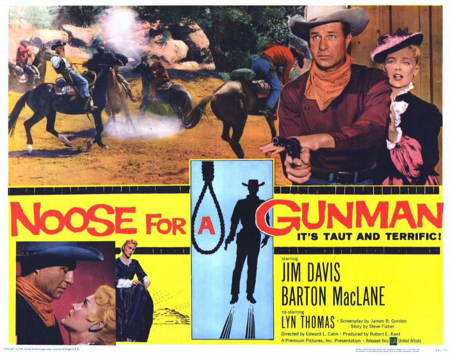 Noose for a Gunman - movie POSTER (Style A) (11" x 14") (1960 ...