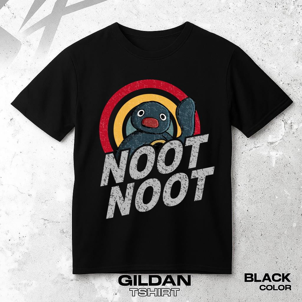 Noot Noot Pingu Rainbow Funny Cartoon Anime Retro 90s Meme Unisex T ...