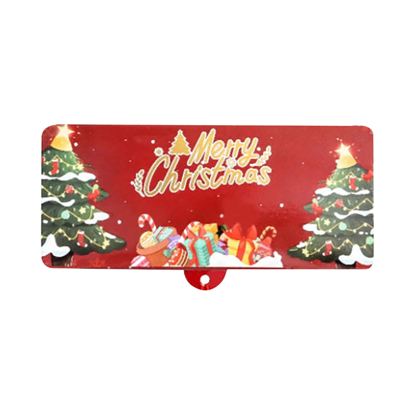 Noothes 8-Slot Santa Red Envelope Christmas Box with Festive Design ...
