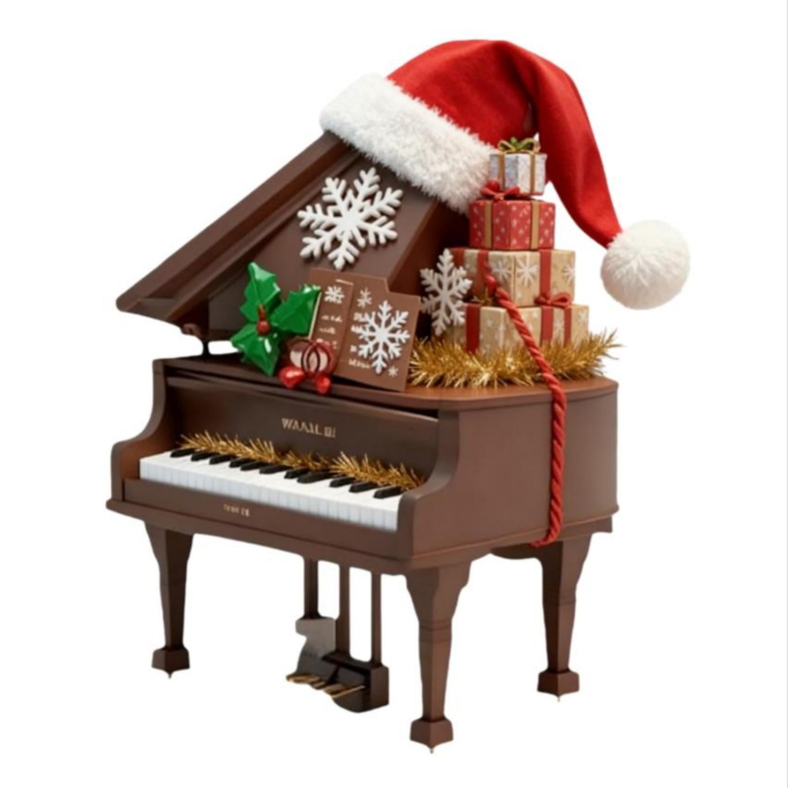 Noothes Acrylic Piano Christmas Ornament Musical Instrument Hanging ...