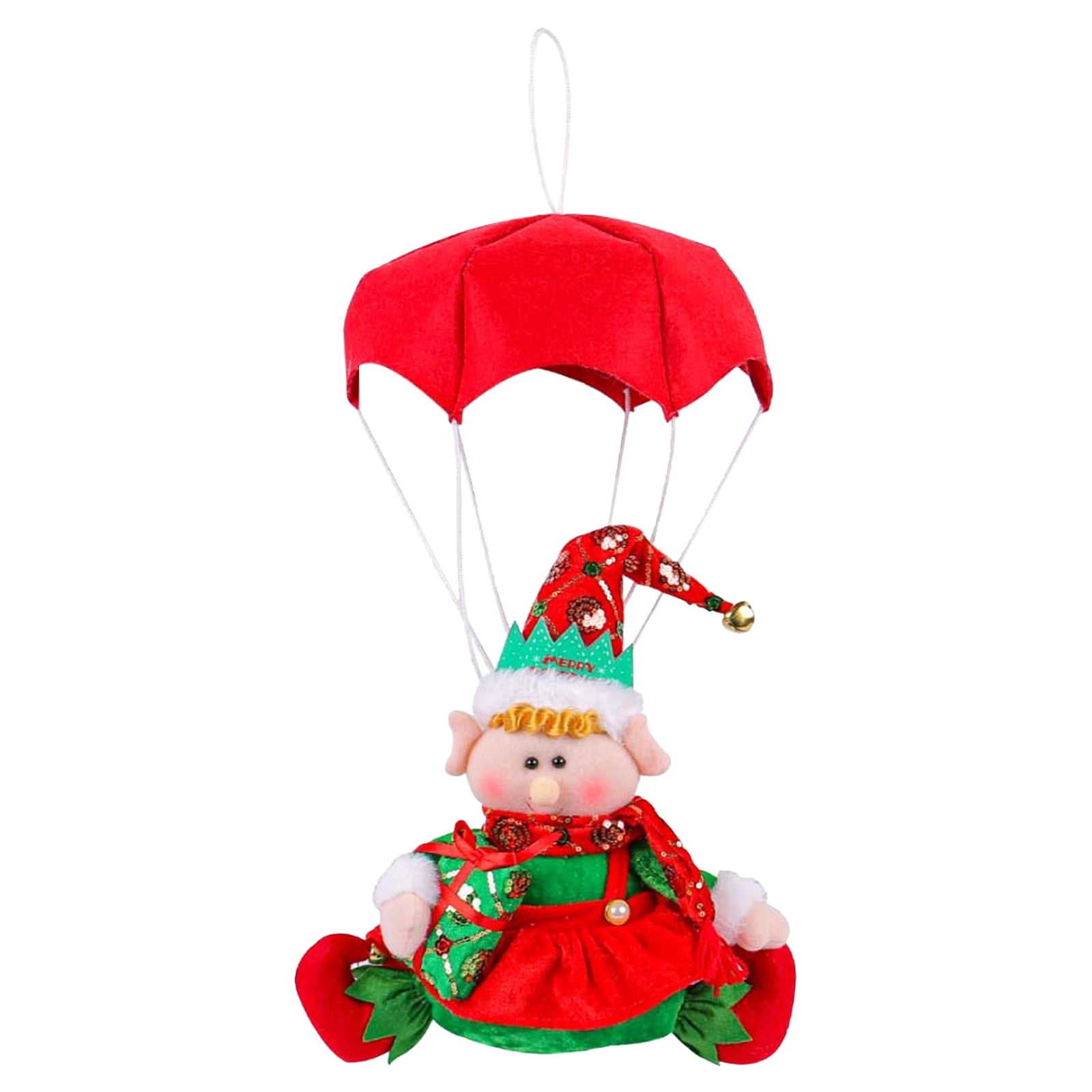 Noothes Christmas Parachute Santa Ornament with Interactive Motion ...