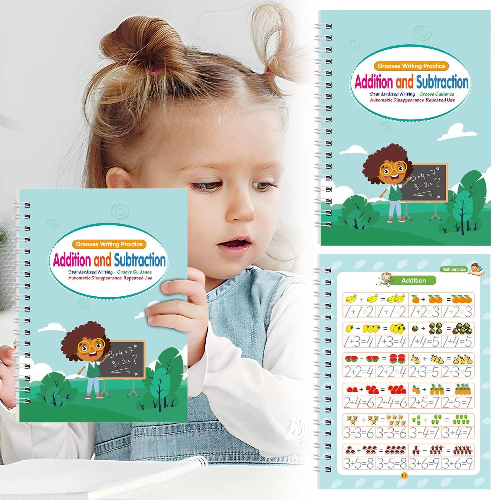 Noothes Dry Erase Handwriting Practice Workbook - Reusable Alphabet ...