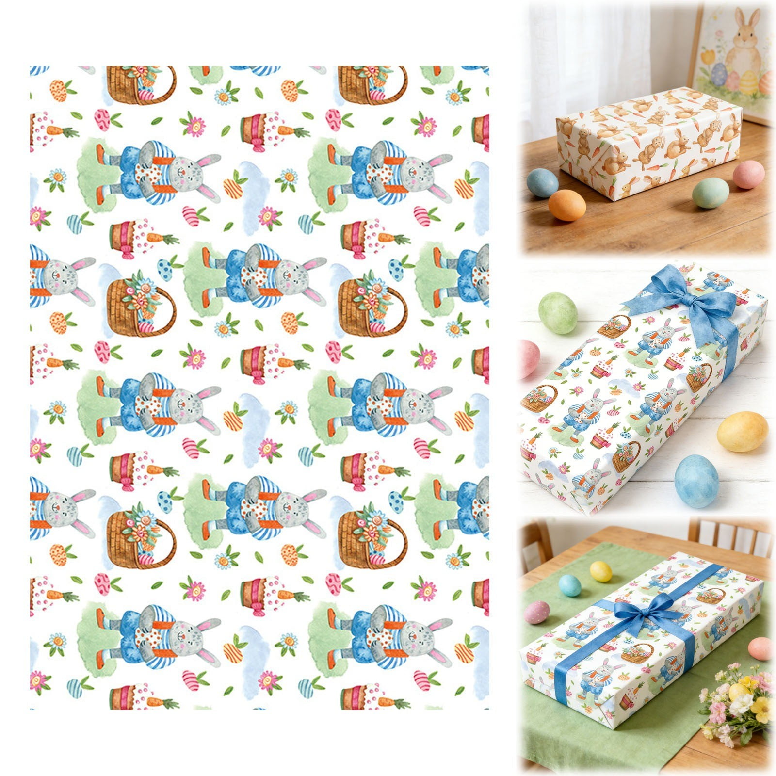 Noothes Holiday Wrapping Paper, Easter Themed Funny Gift Wrap 20x28 ...