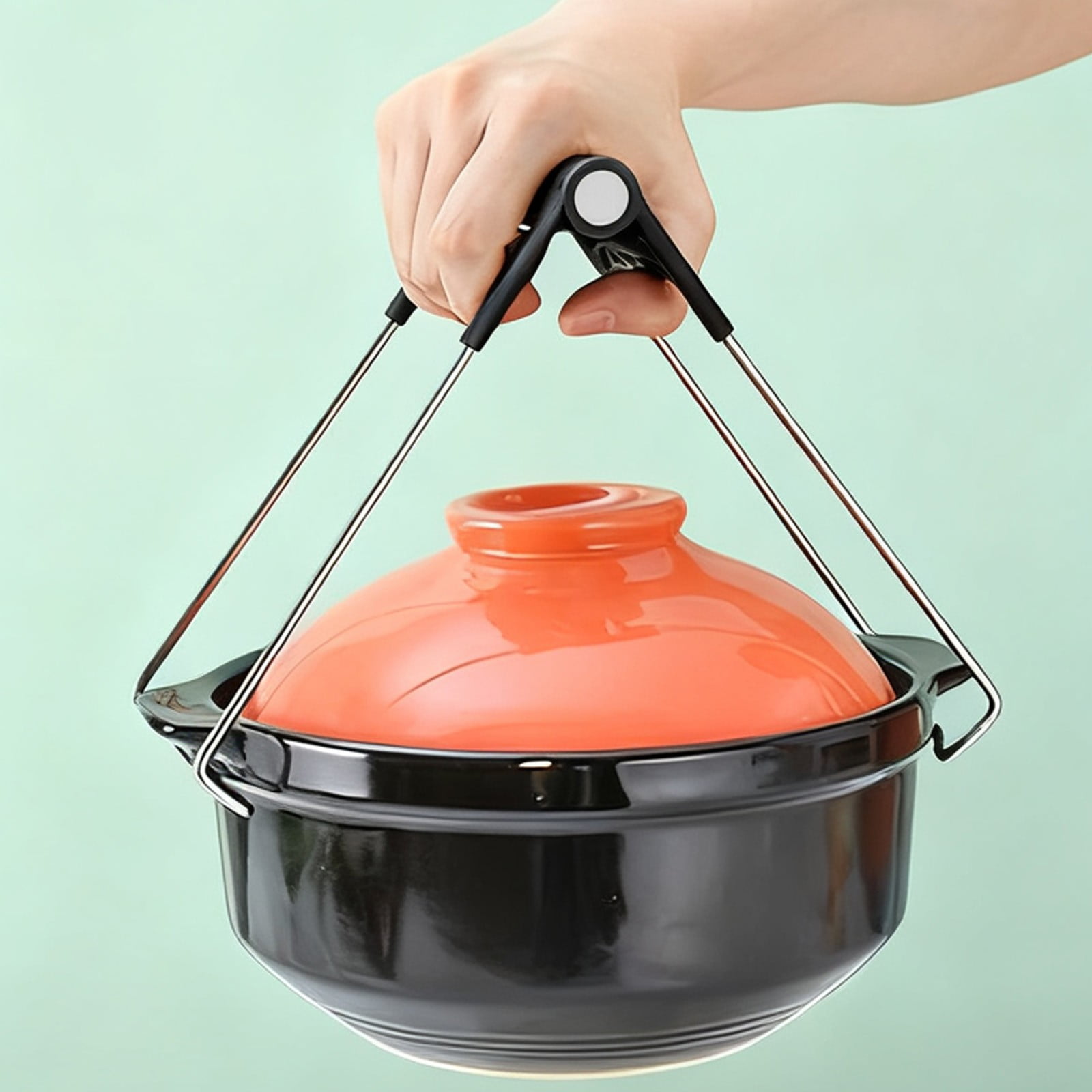 Noothes Hot Plate Gripper & Plate Lifter, Foldable Stainless Steel ...