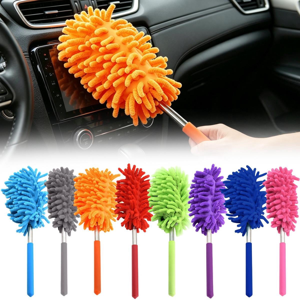 Noothes Long Handle Duster with Extension Pole, Washable Microfiber ...