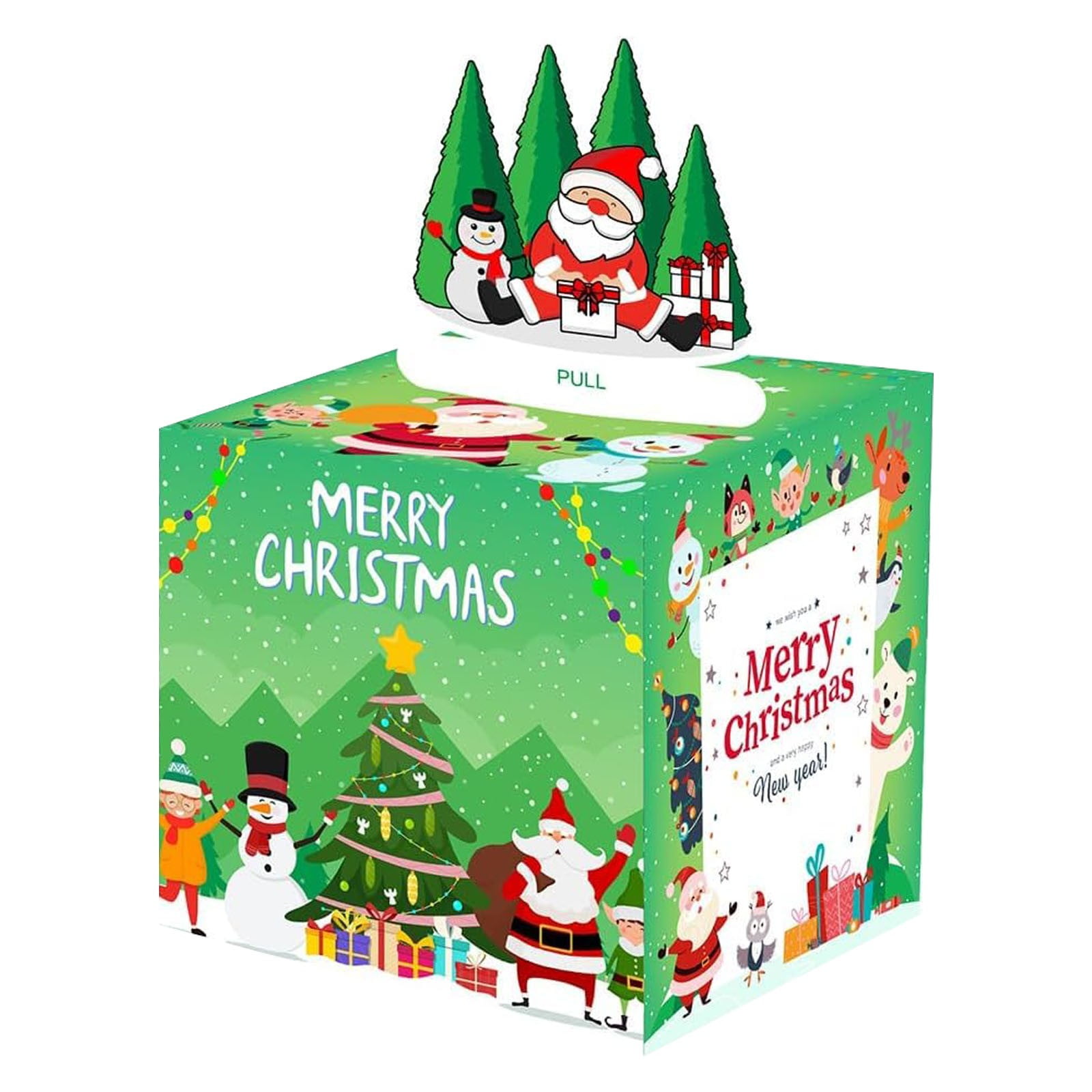 Noothes Merry Christmas Pull Box Interactive Gift Box with Pull Out ...