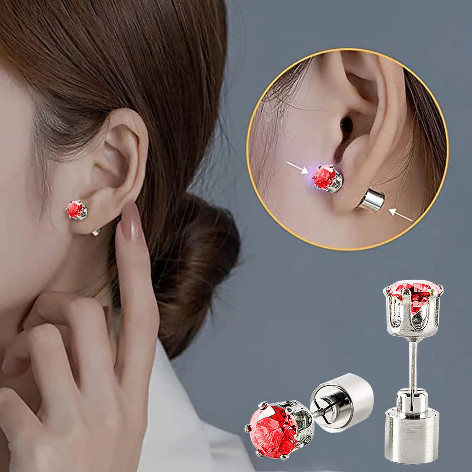 Noothes Neon Earrings for Glow Party Rave LED Glow in the Dark ...