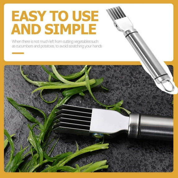 Noothes Professional Vegetable Cutter - Stainless Steel Scallion Flower ...