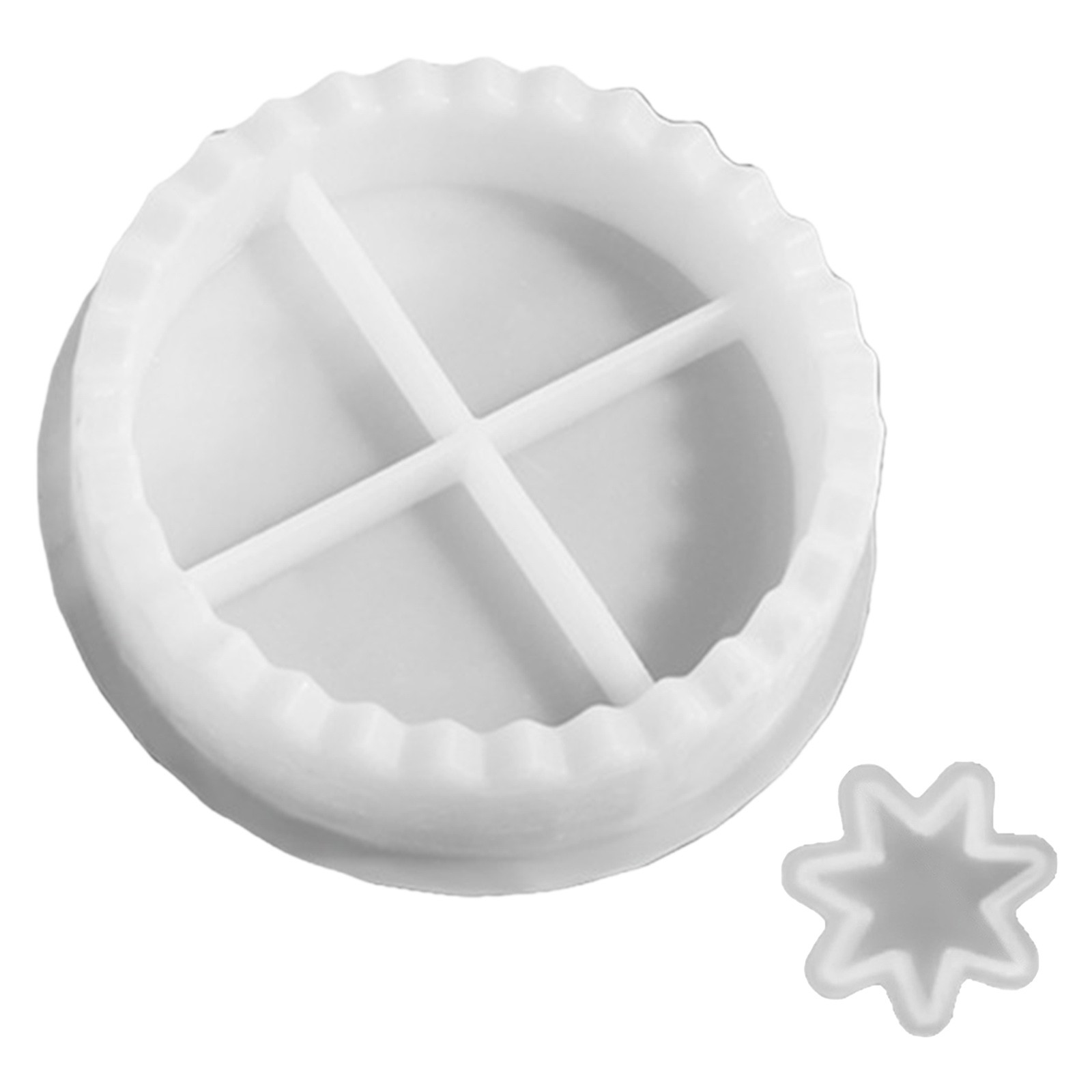 Noothes Silicone Advent Wreath Mold for Candles Christmas Star Shape ...