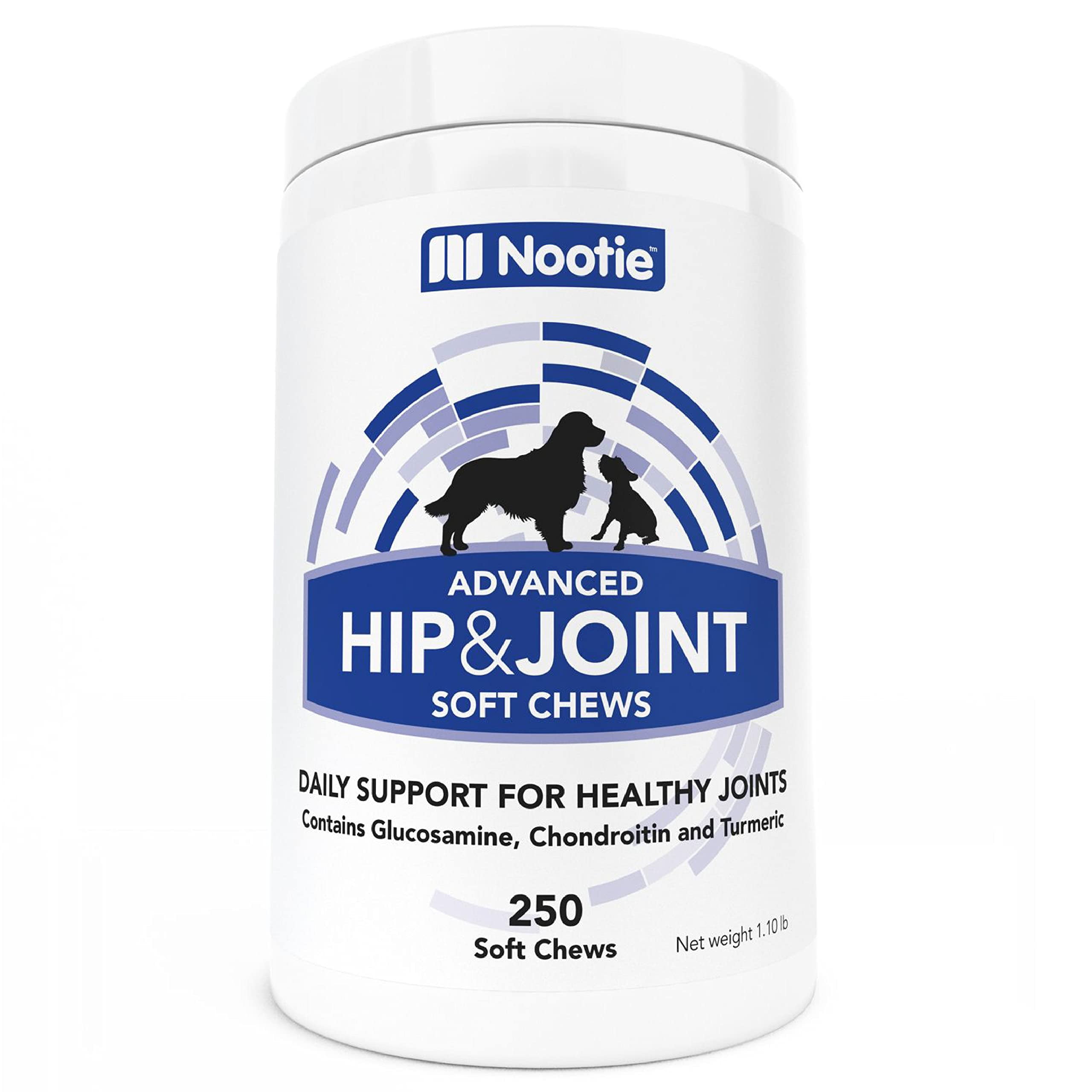 Nootie Glucosamine for Dogs MMF7 - 250 ct - Hip and Joint Soft Chews ...
