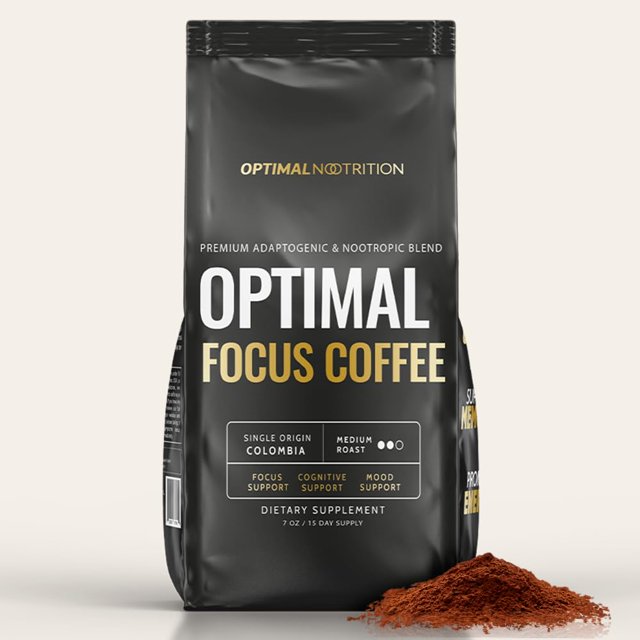 Nootropic Focus Coffee - For Performance, Clarity, Mood, Memory - Long ...