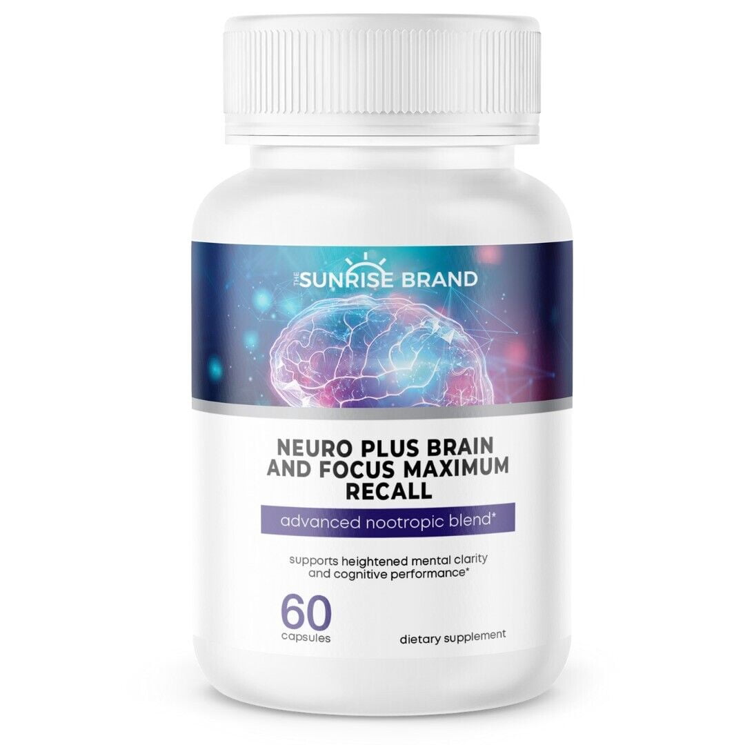 Nootropic Supplement The Sunrise Brand - 60 capsules - Walmart.com