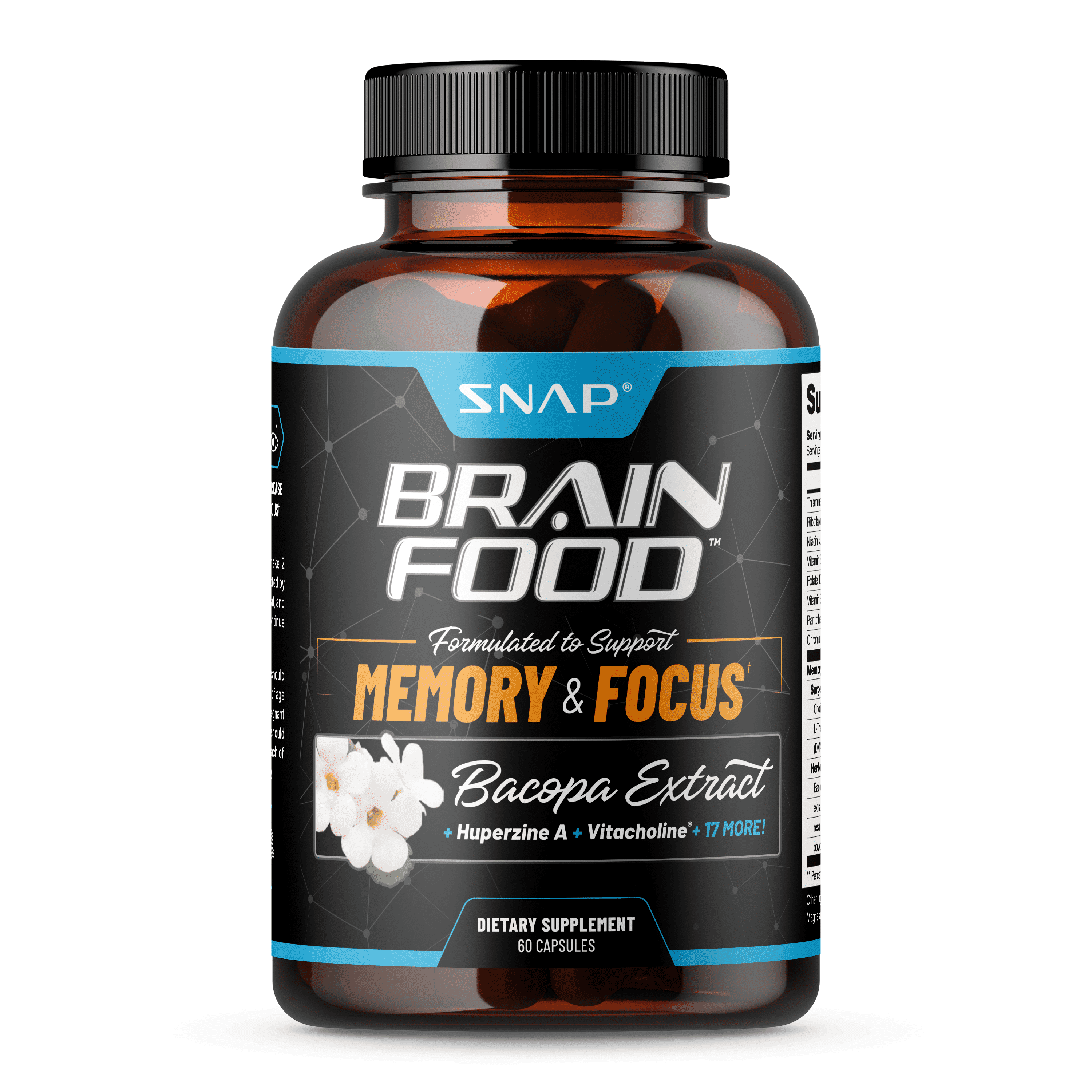 Snap Supplements Nootropics Brain Booster, Memory and Focus Improvement ...