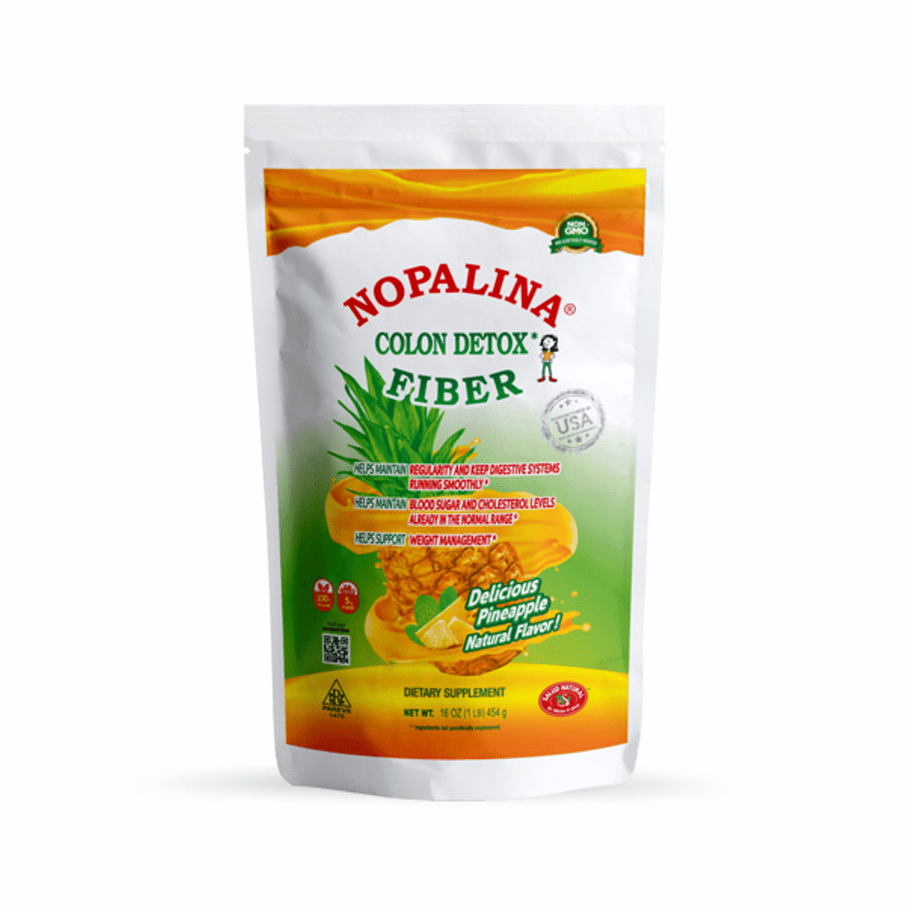 Nopalina Non-GMO Colon Detox Fiber Dietary Supplement, Supports Weight ...
