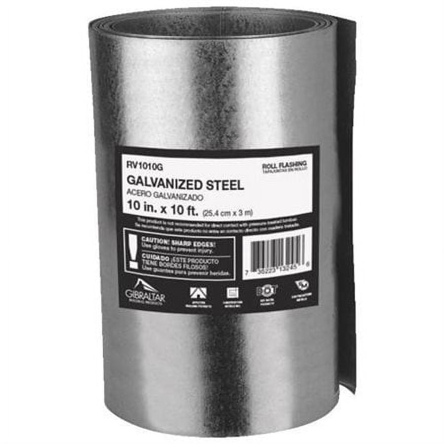 NorWesco 10 In. x 10 Ft. Mill Galvanized Roll Valley Flashing 518941 ...