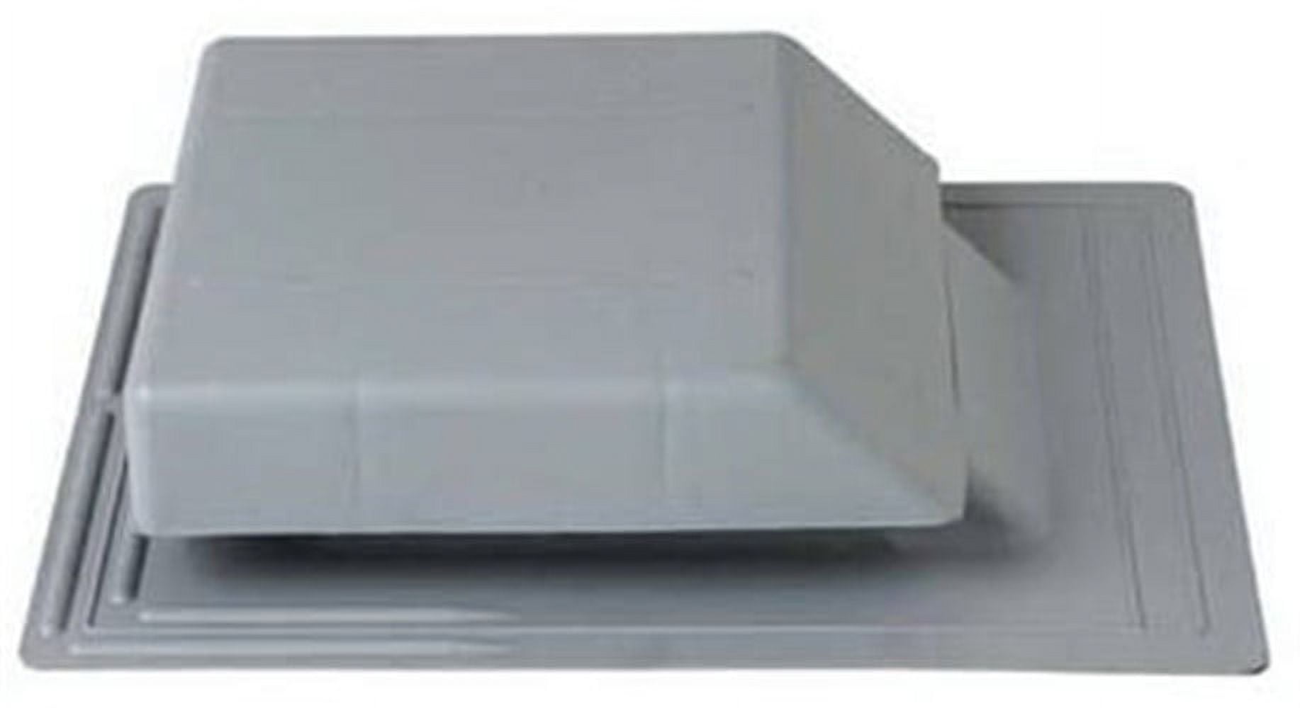 NorWesco 50 Sq. In. UV Resistant Polyethylene Roof Vent, Gray 559451 ...