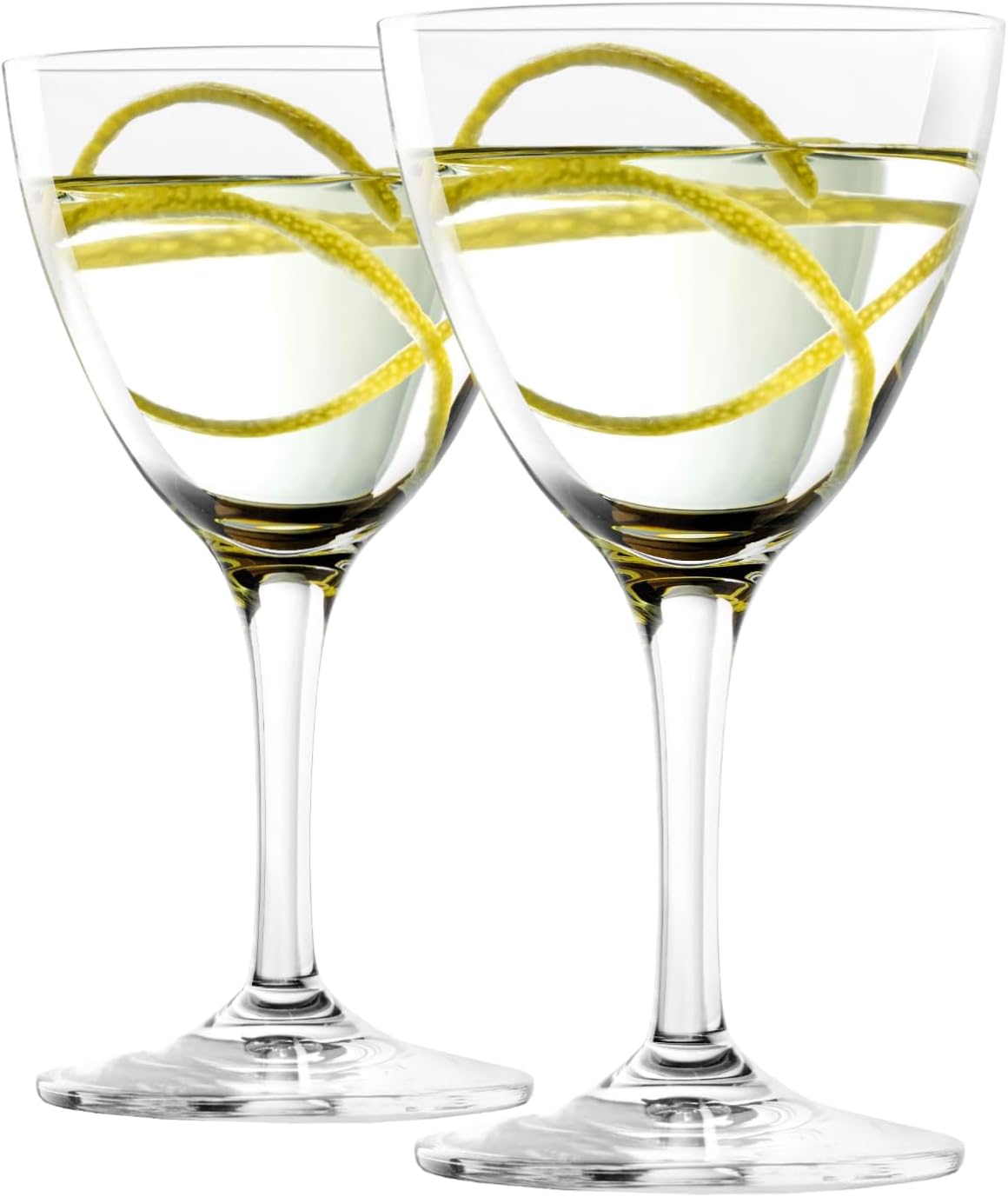 Nora 5.75 Oz Cocktail Glass (Set of 2) - Lead- Crystal Glassware ...