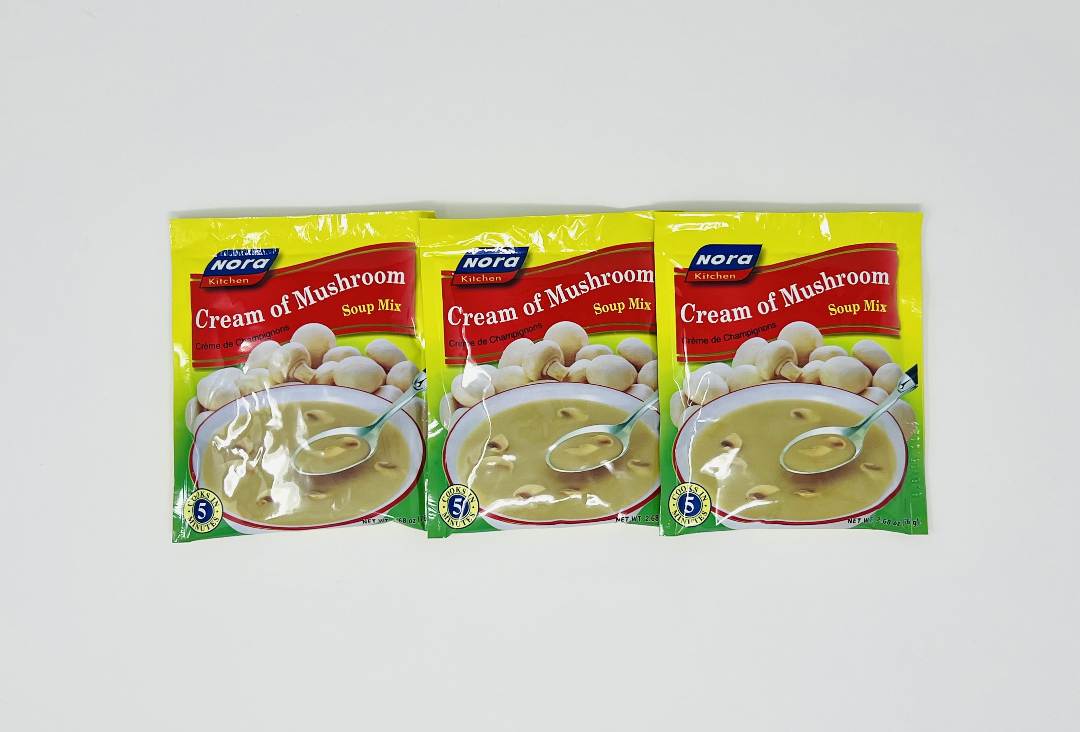 Nora Cream of Mushroom Soup Mix 76g (3 Packs) - Walmart.com