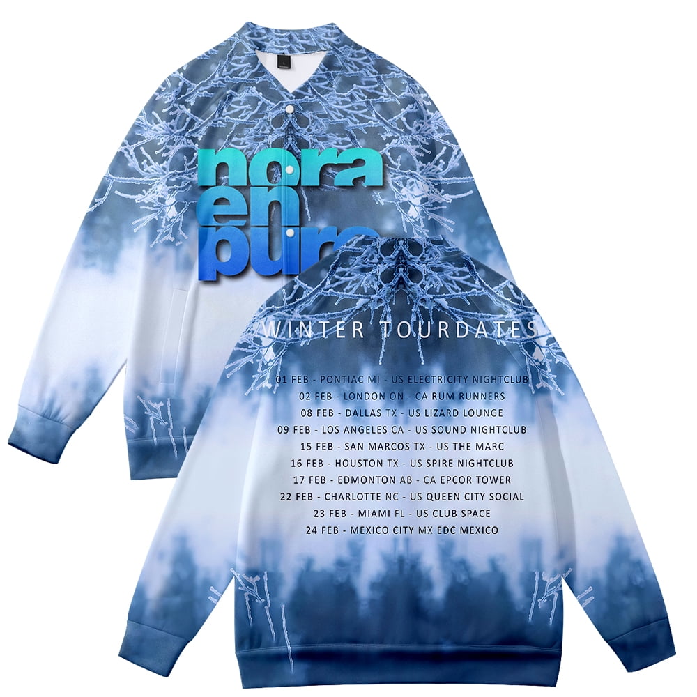 Nora En Pure Merch Same Style Baseball Jacket Women Men Fashion Long ...