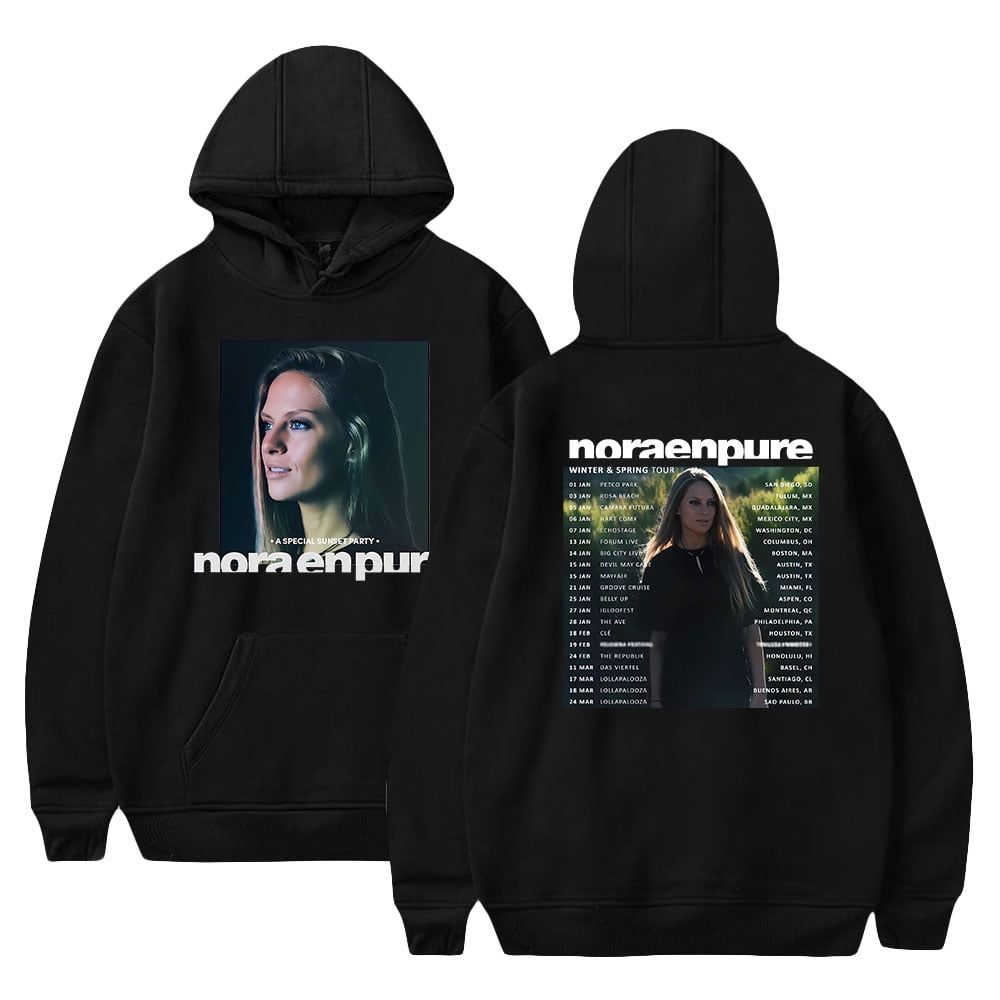 Nora En Pure Tour 2024 Hoodie Unisex Daily Commuter Fashion Printed ...