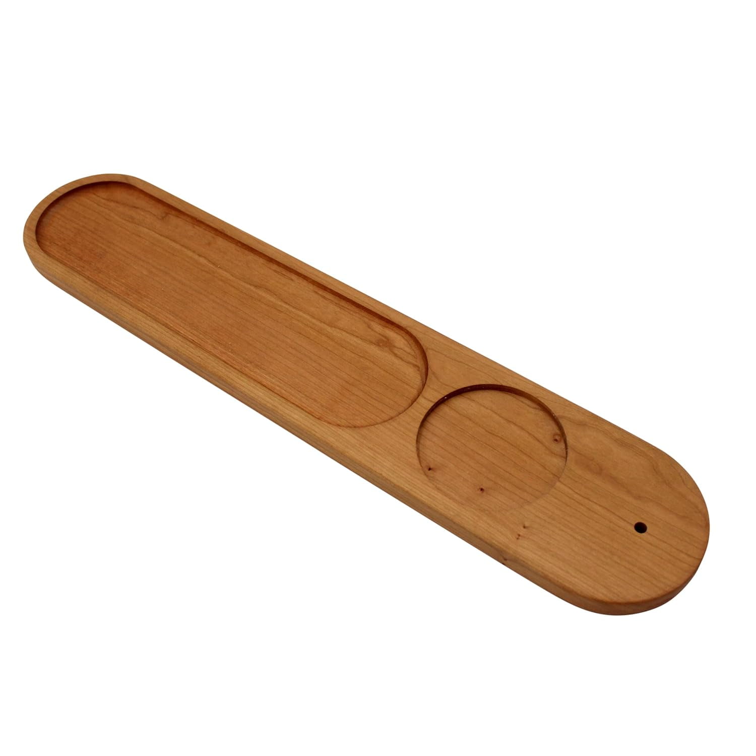 Nora Fleming Compatible Bowl & Serving Tray - Solid Cherry Wood Cutting ...