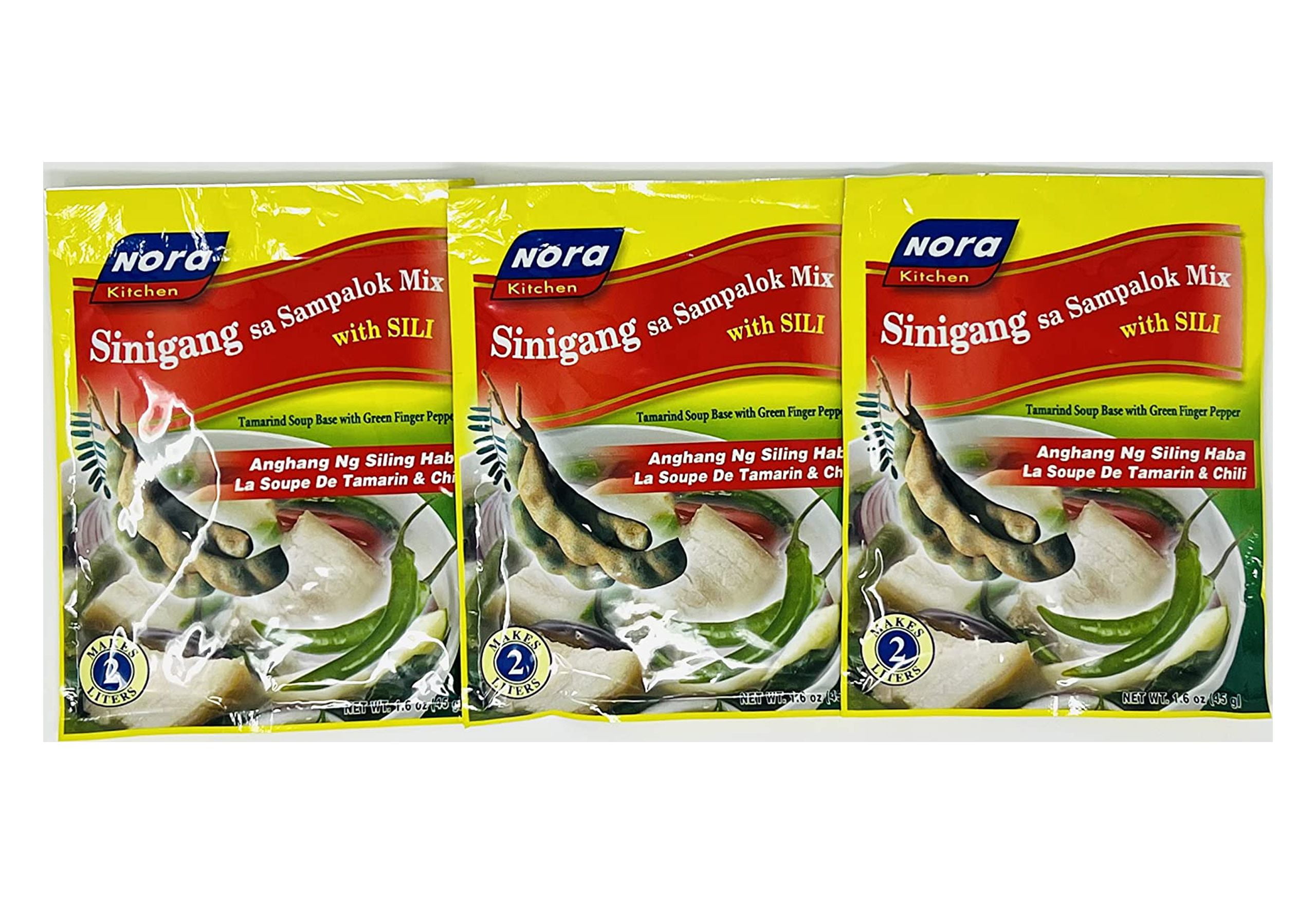 Nora Tamarind Soup Mix With Chili 45G (3 Packs) - Walmart.com