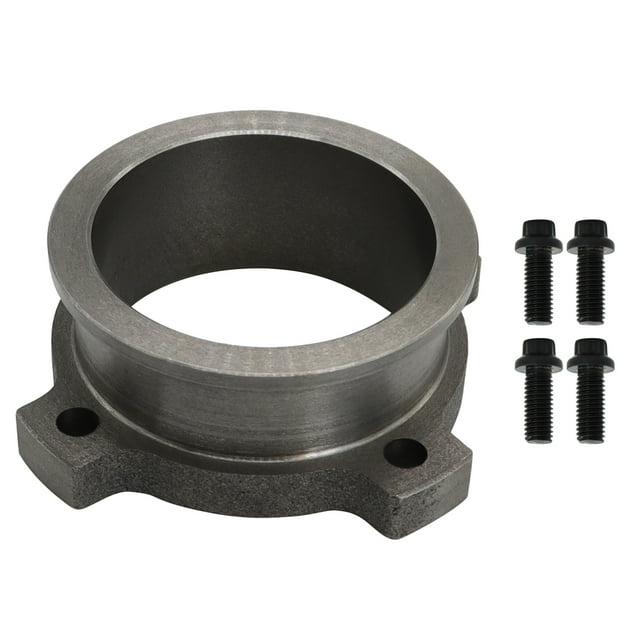 Norabaka 3" 4 Bolt Exhaust Turbo Flange to 3" Inch V-Band Adapter for ...