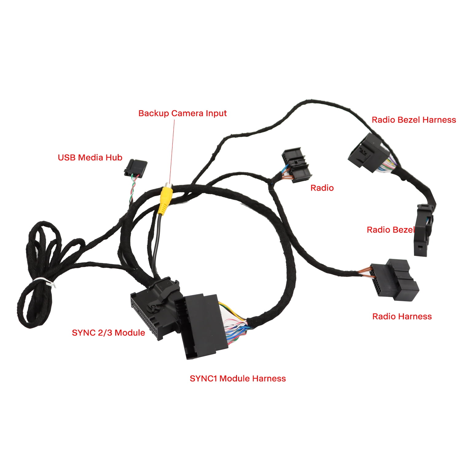 Norabaka "4 to 8" PNP Conversion Power Harness W/USB Wire for Ford F150 ...