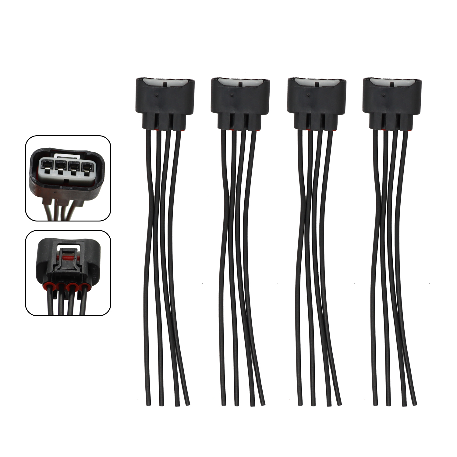 Norabaka 4pc Ignition Coil Pigtail Connector Repair Harness Kit Set for ...