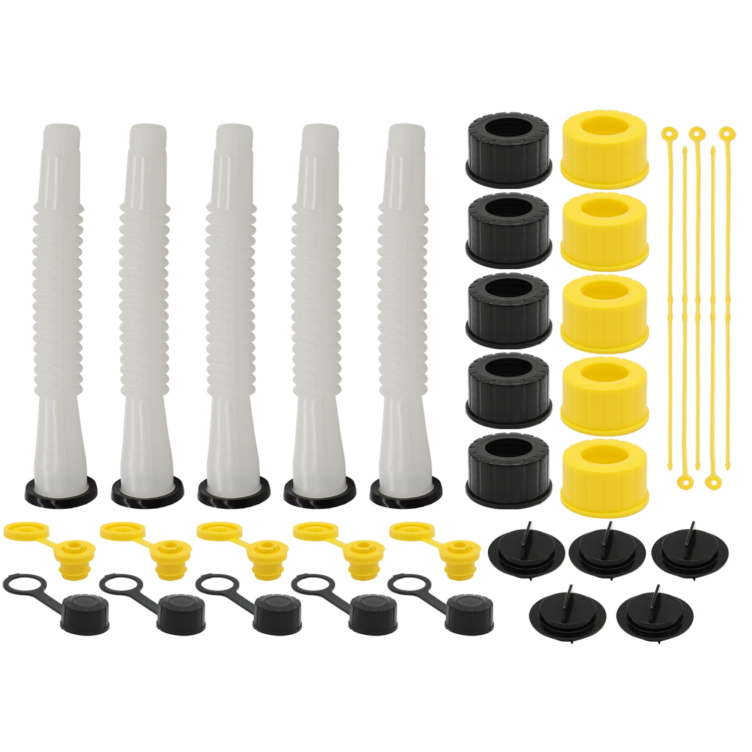 Norabaka 5-Piece Plastic Output Gas Tank Adapters - Walmart.com