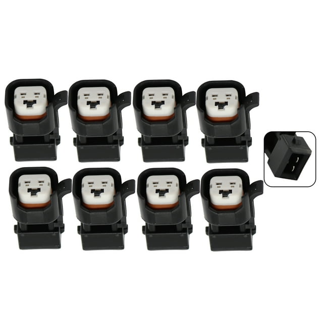 Norabaka 8pcs Fuel Injector Connector Adapter LS1 EV1 to EV6 EV14 USCAR ...