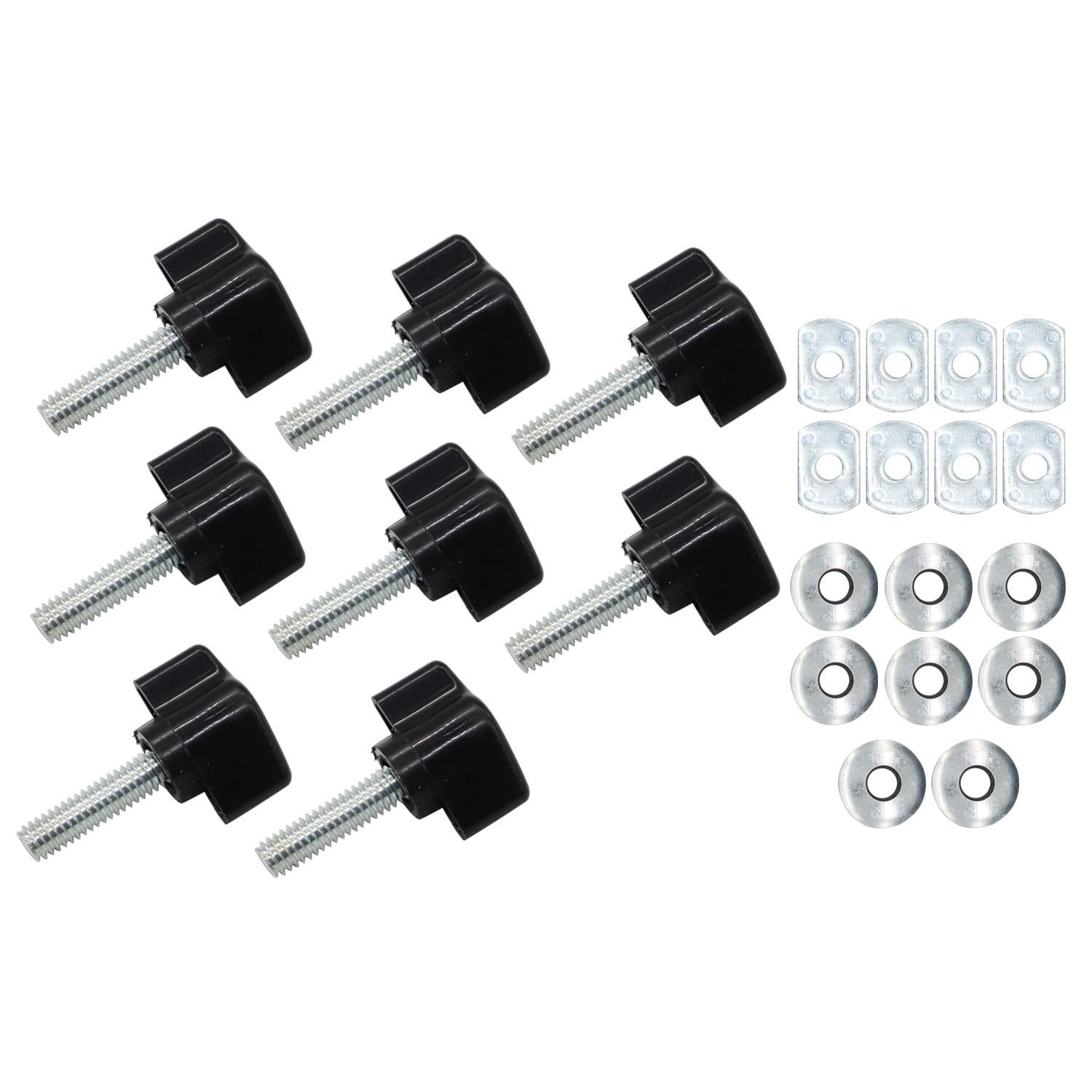 Norabaka 8pcs Universal Hard Top Thumb Screw Washer and Nut Fastener ...