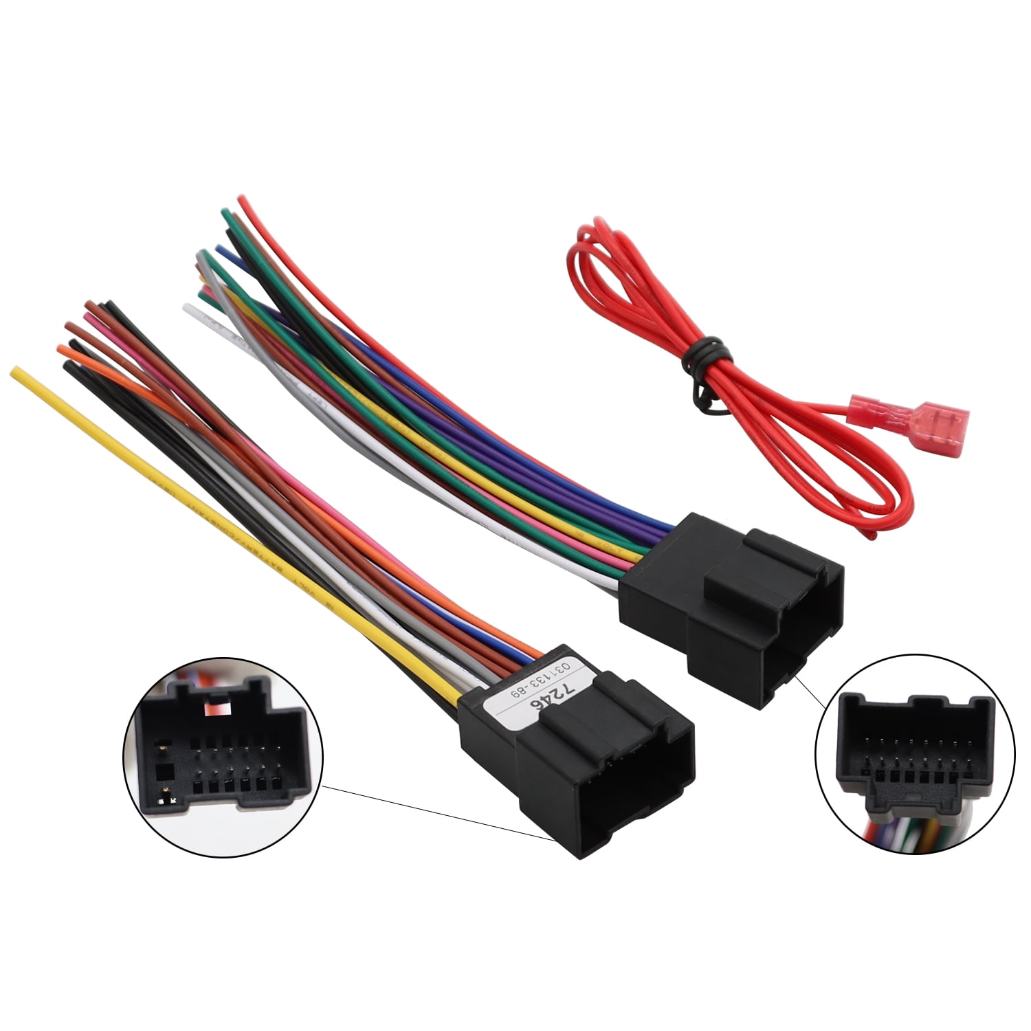 Norabaka Car Stereo Radio Wiring Harness Adapter for 2007-2014 Cadillac ...